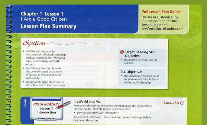 My World Social Studies Grade 2 We Do Our Part isbn 9780328639274